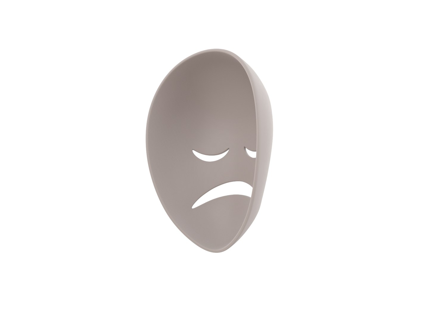 Prop059 Sad Mask 3D - TurboSquid 1864022
