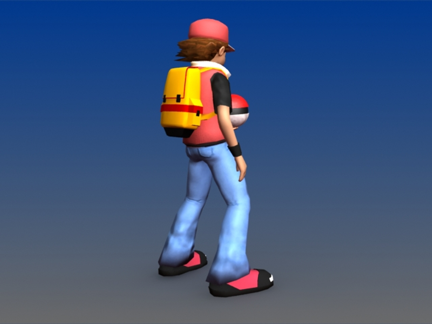 3d ash pokemon backpack poke
