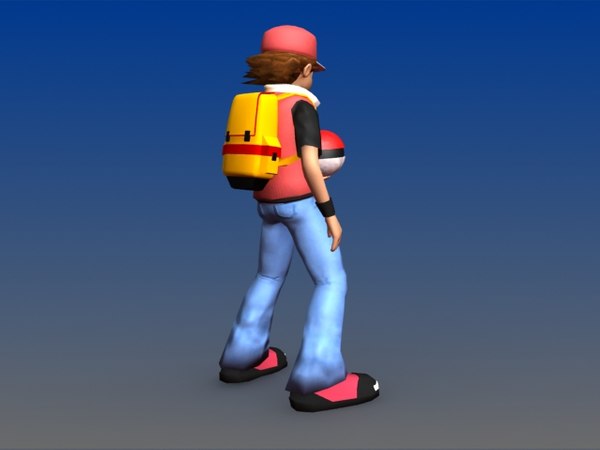 3d ash pokemon backpack poke