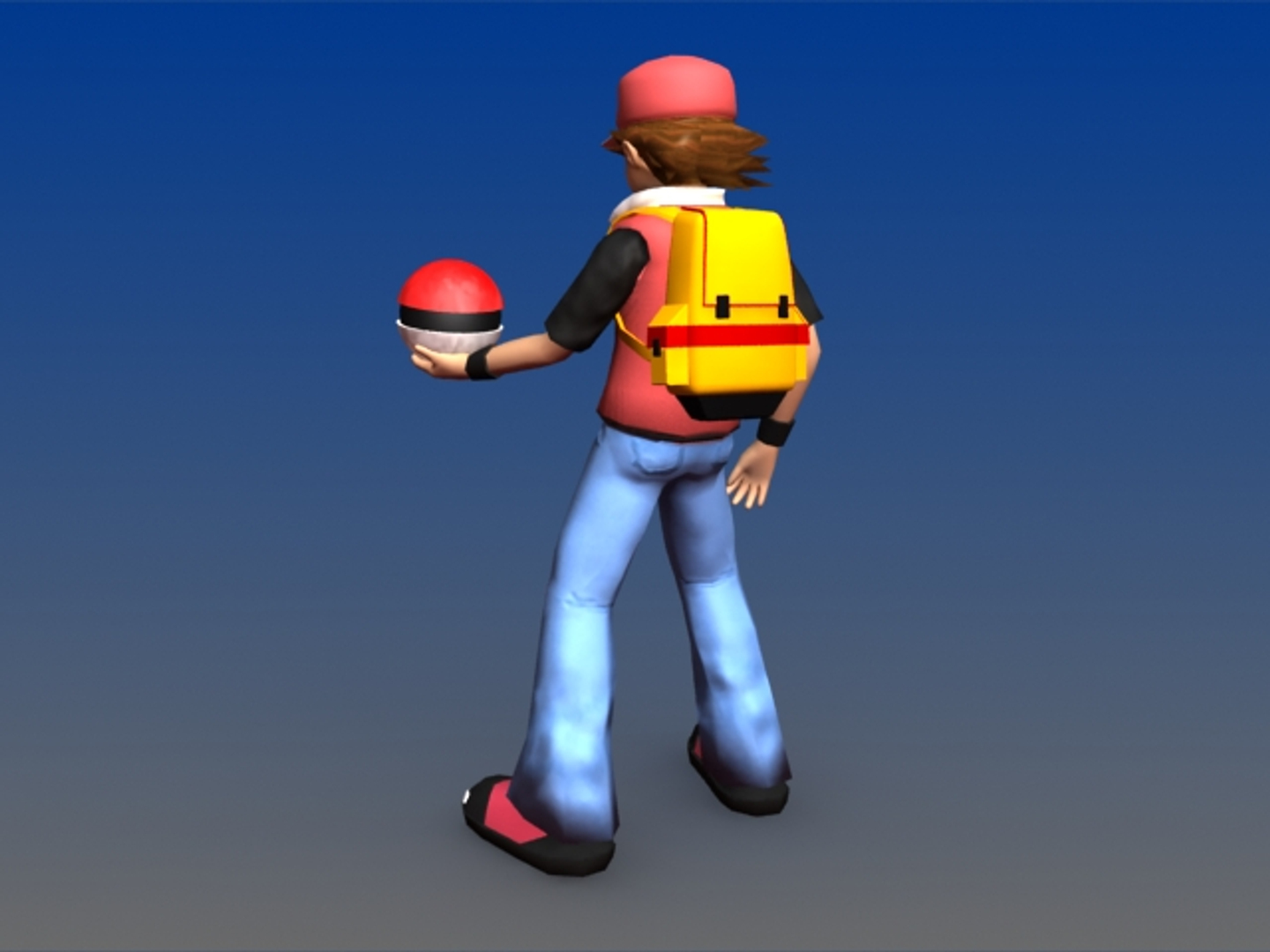 3d ash pokemon backpack poke