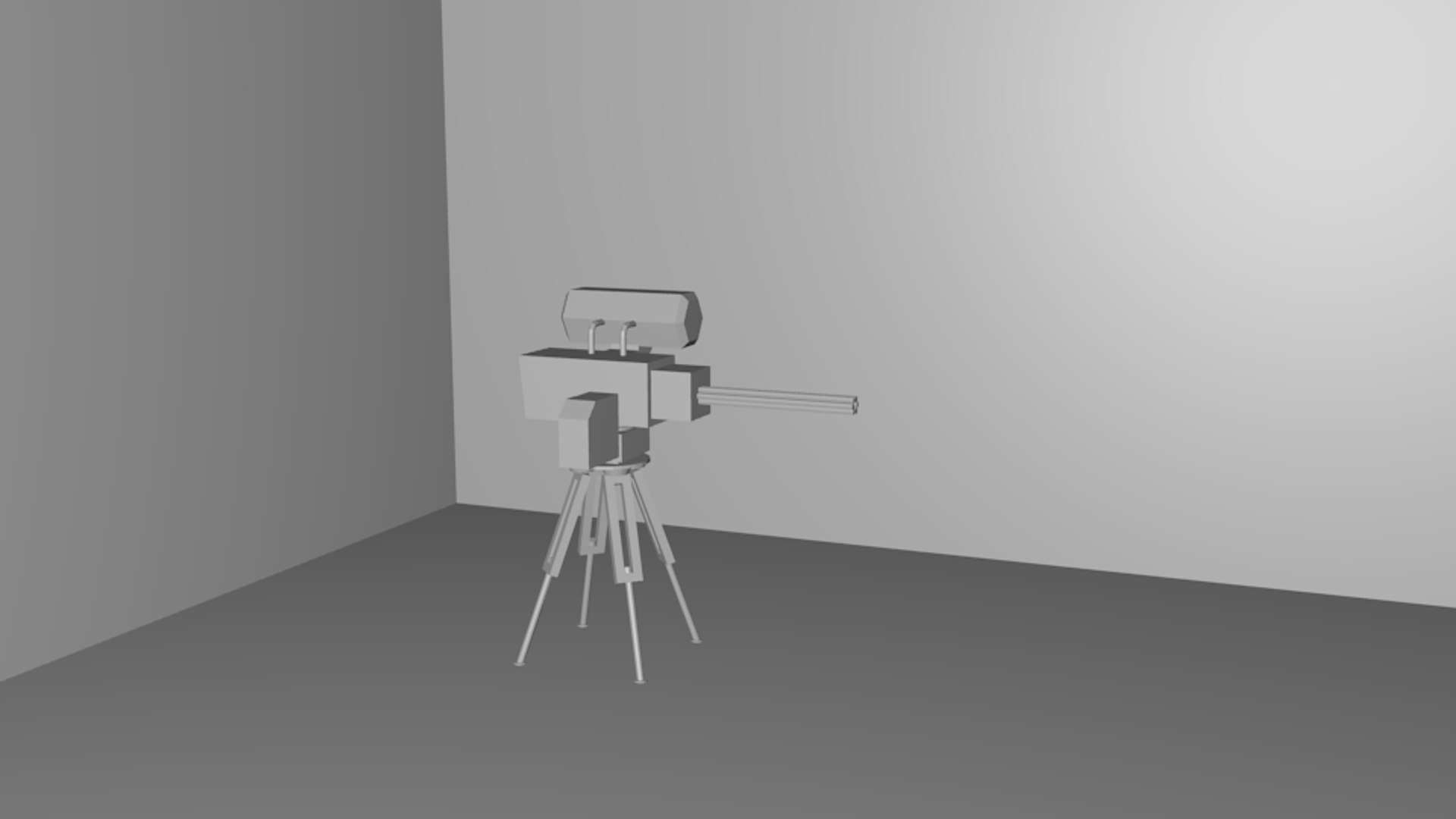 Sentry Gun 3d Model