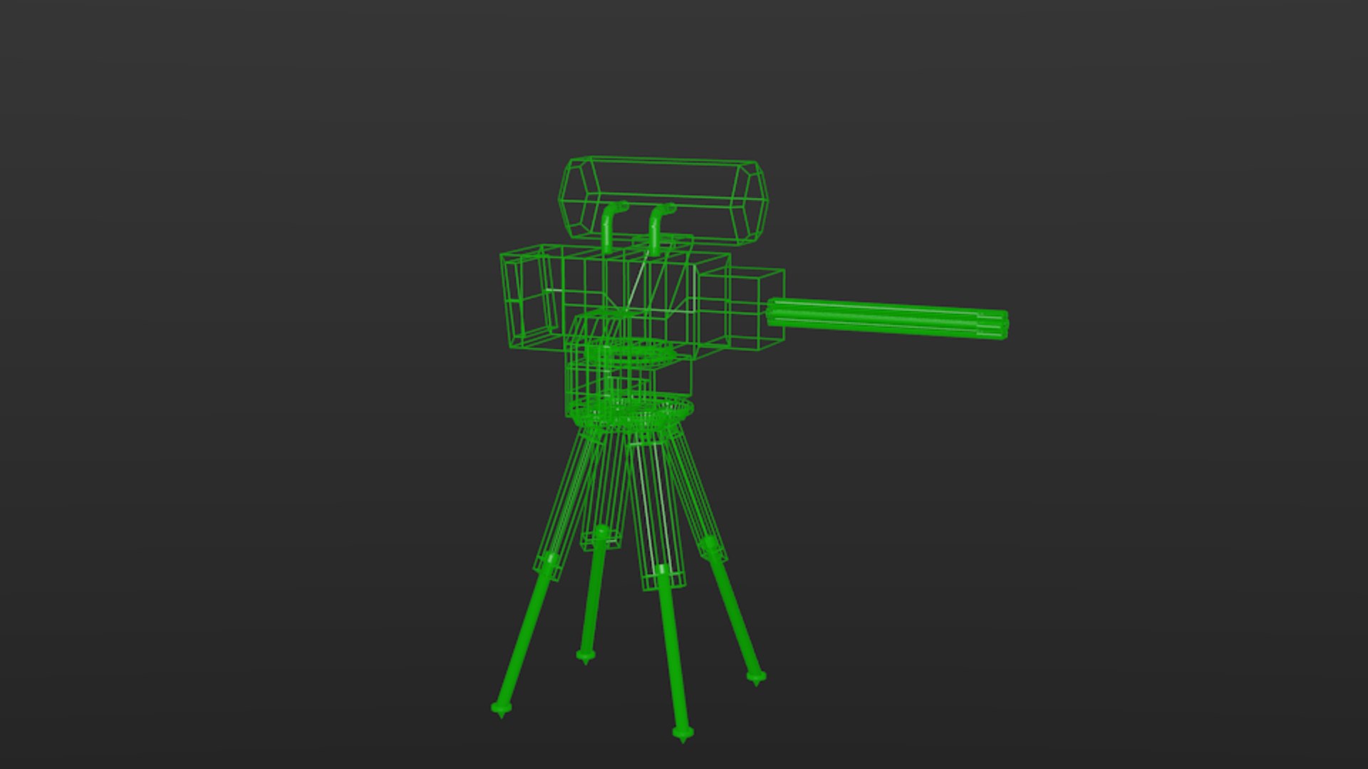 Sentry Gun 3d Model