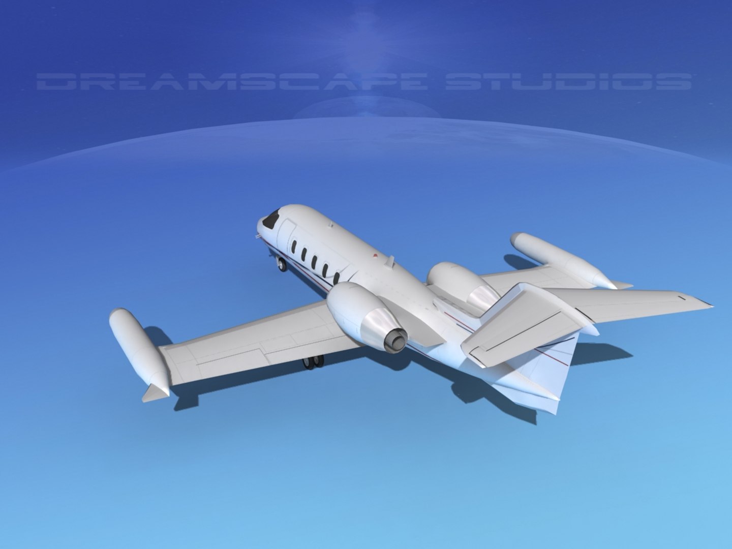 3D Learjet 35 Business Jet - TurboSquid 1309927