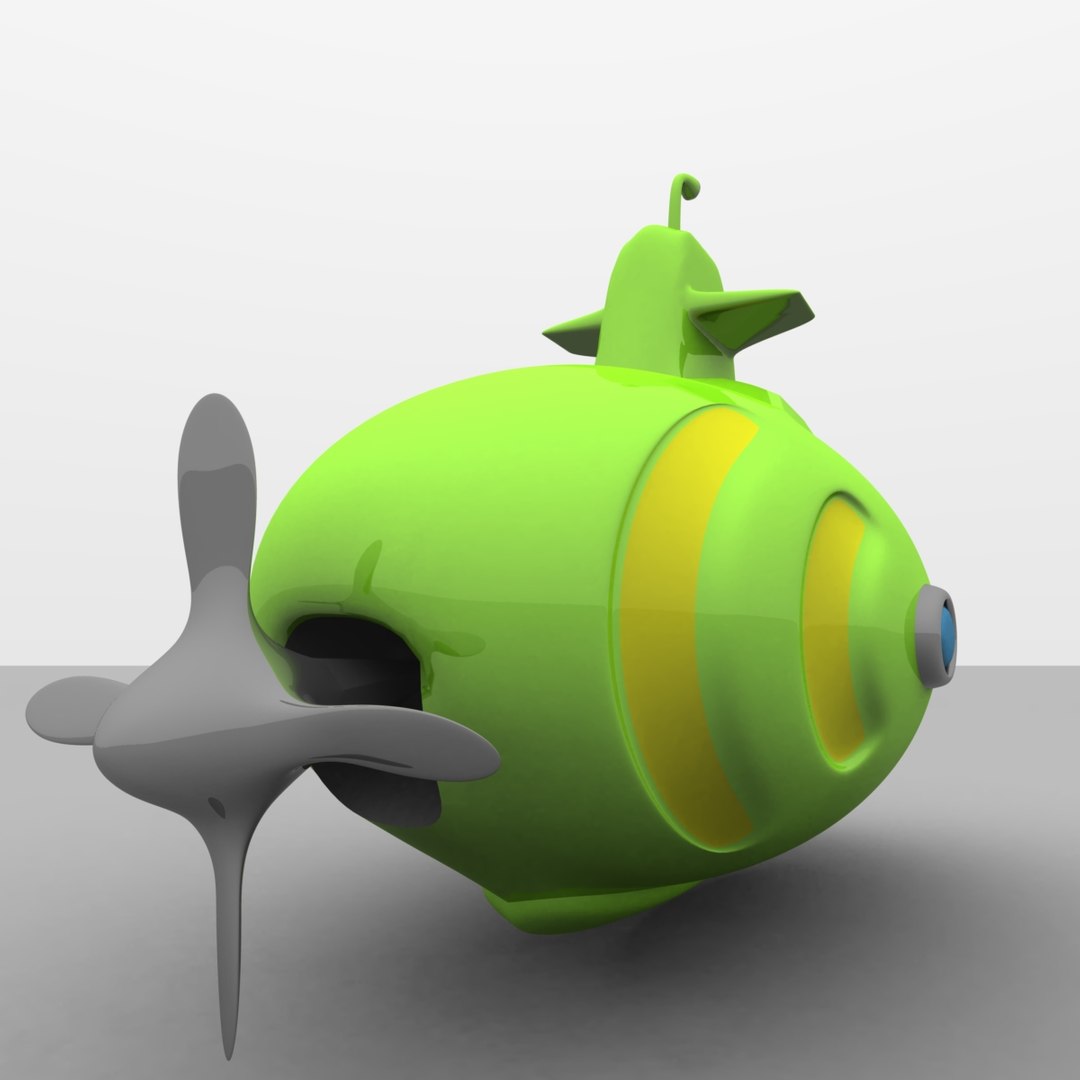 Toy Submarine Obj