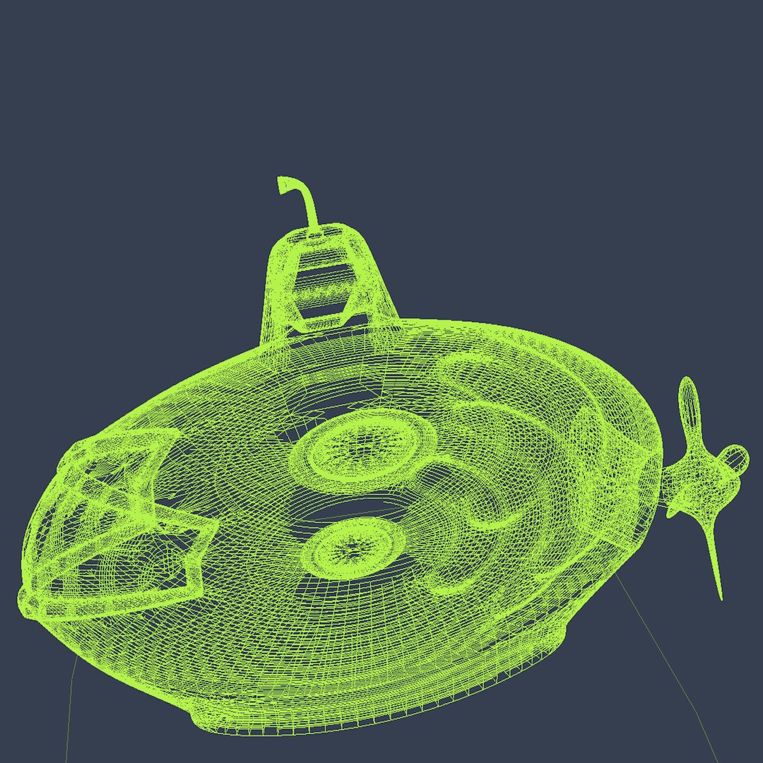 Toy Submarine Obj