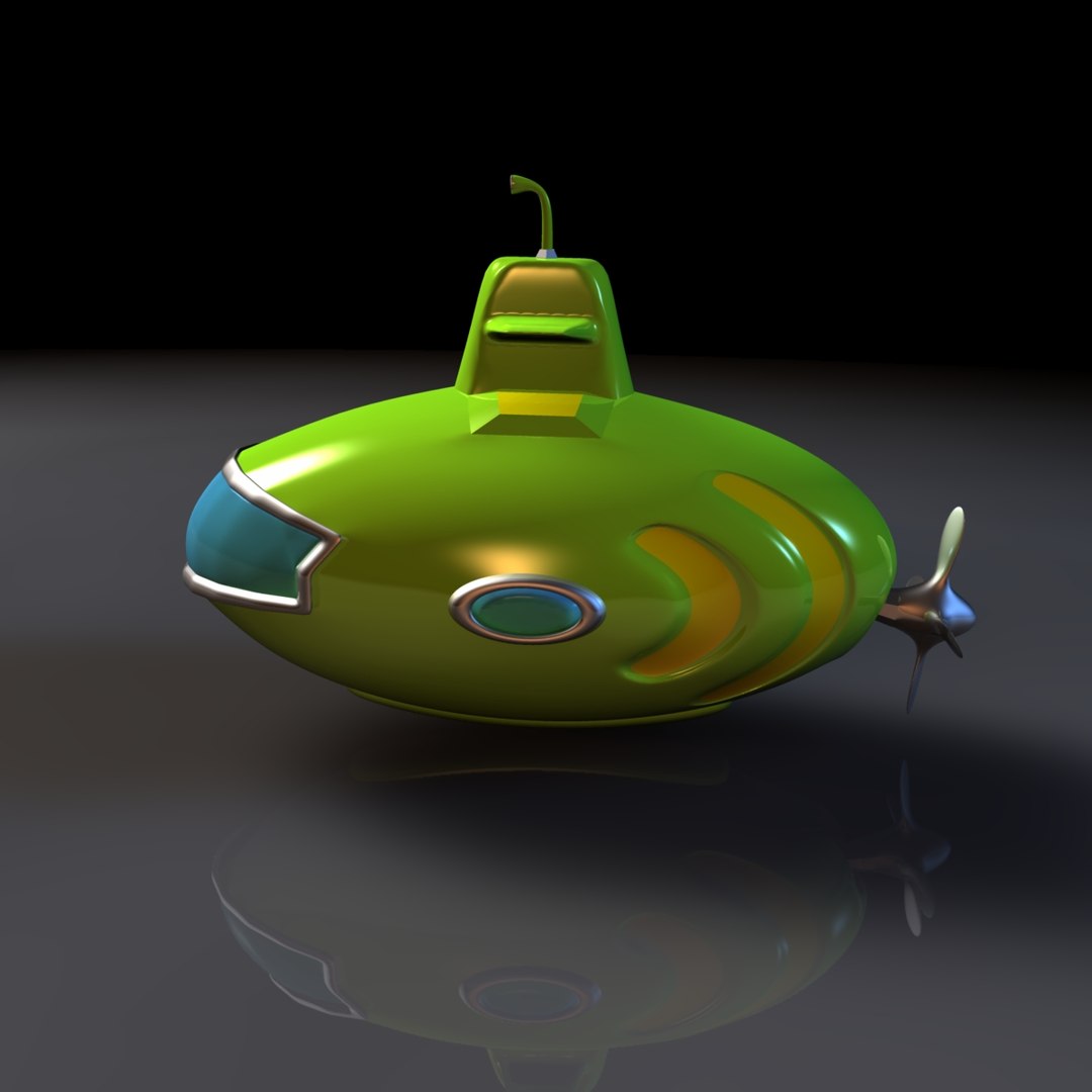 Toy Submarine Obj
