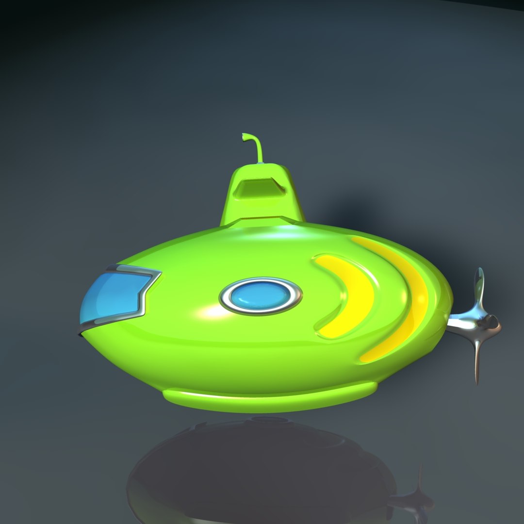 Toy Submarine Obj