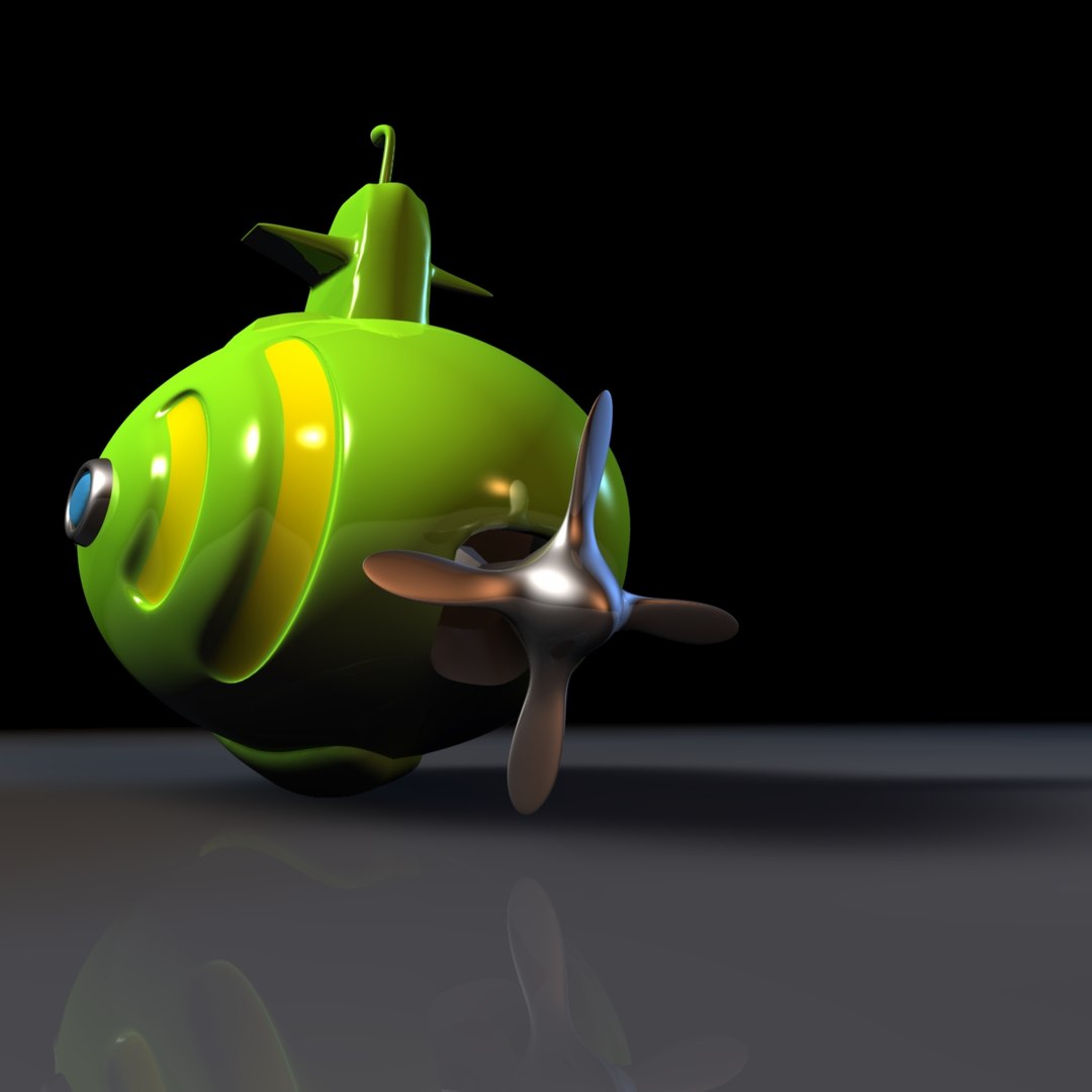 Toy Submarine Obj