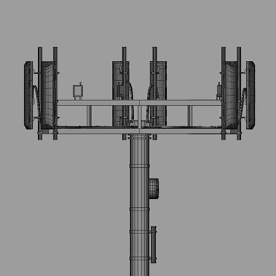 3d Model Communication Tower