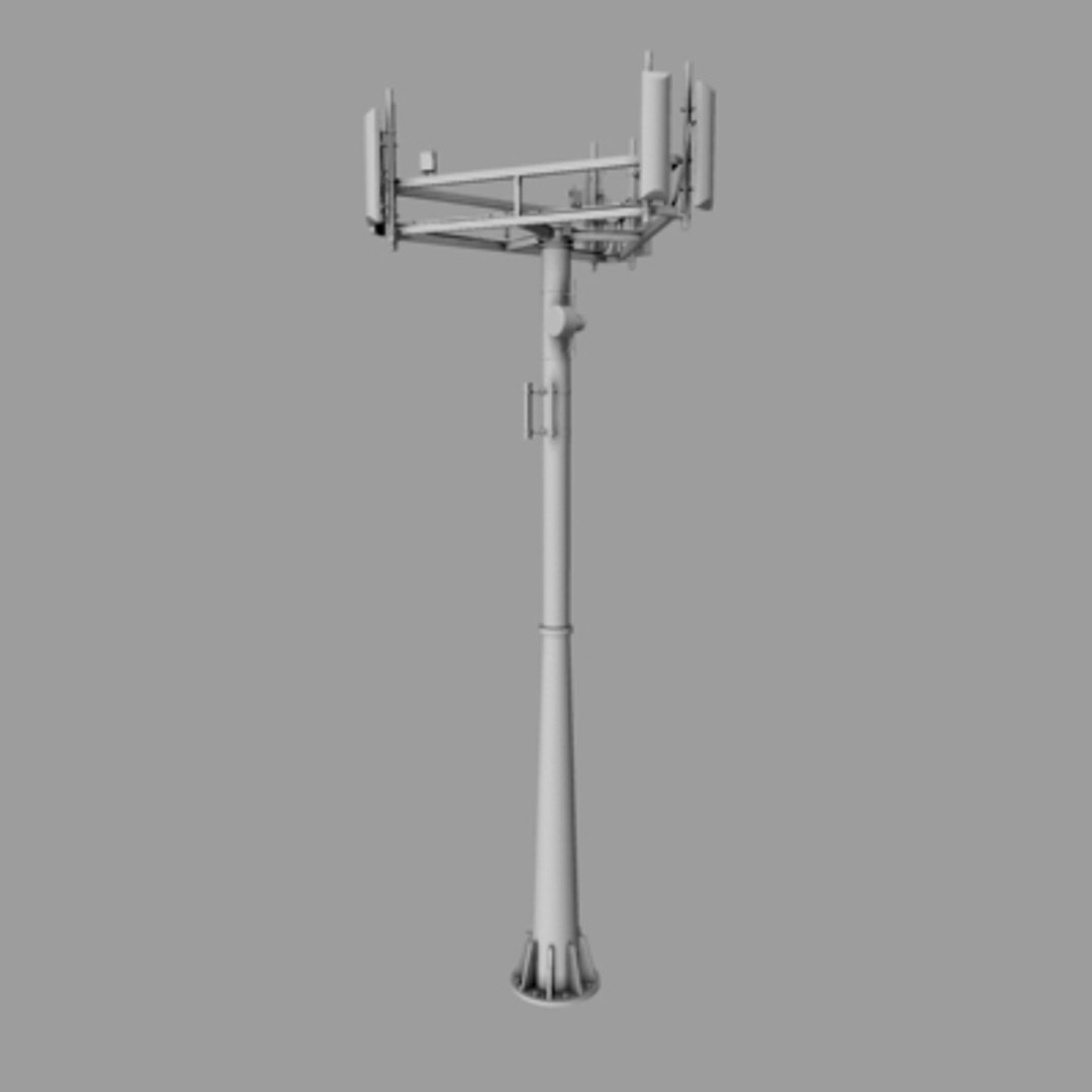 3d Model Communication Tower
