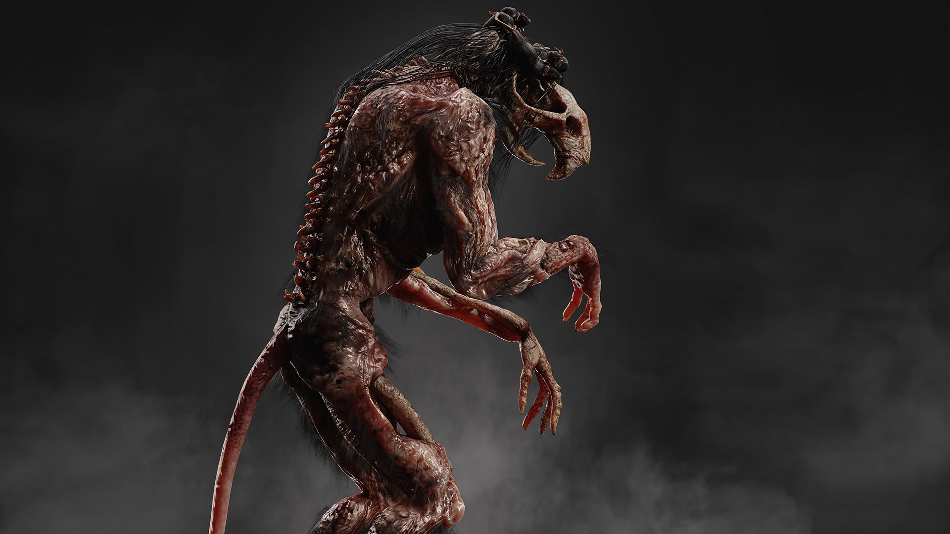 3D Rat King - TurboSquid 2381157