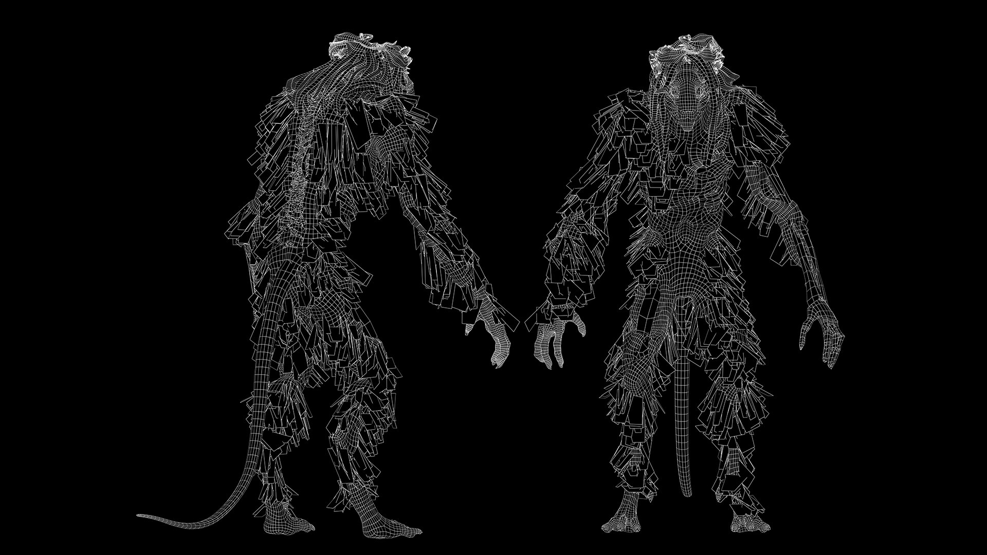 3D Rat King - TurboSquid 2381157