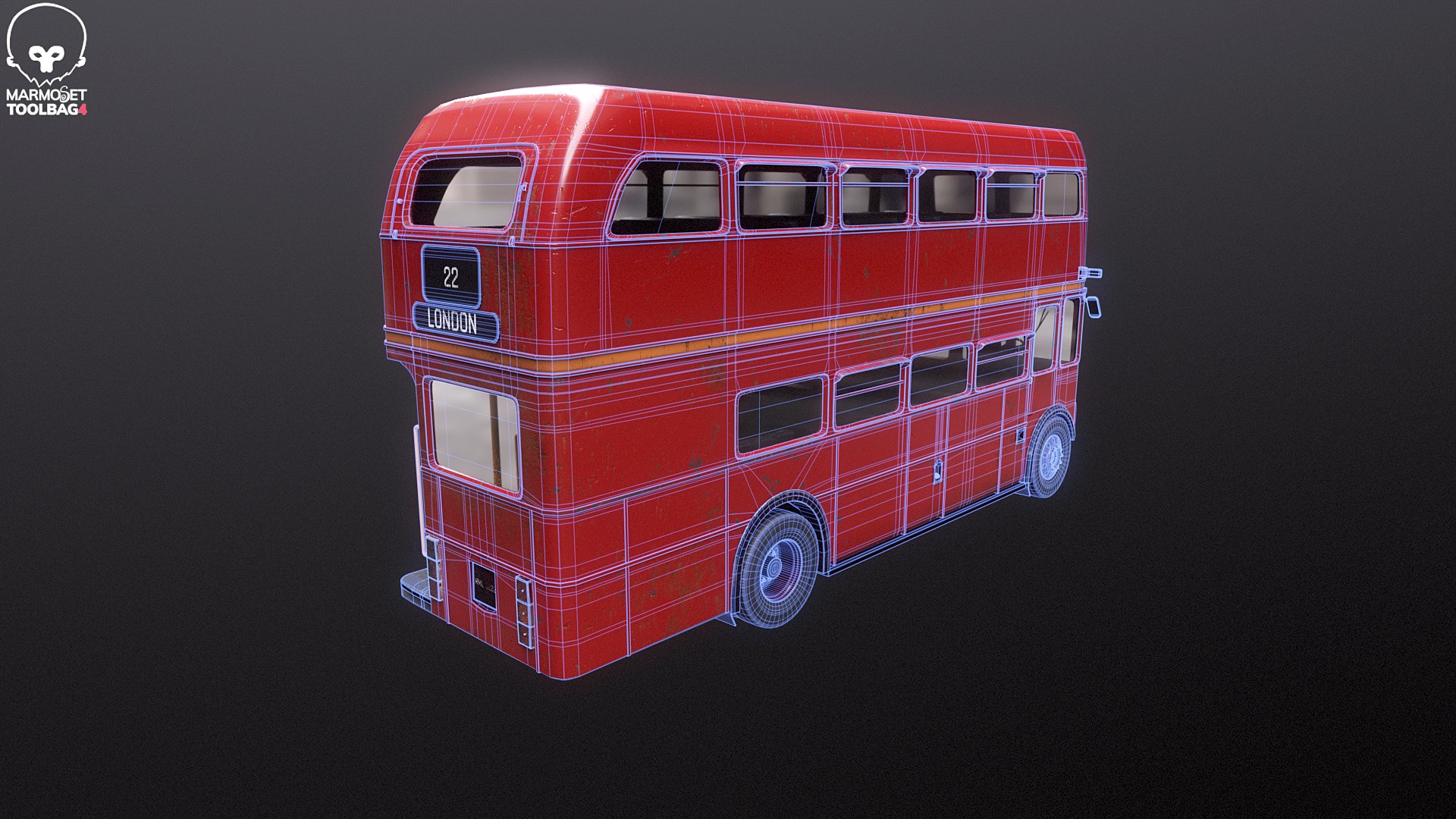 3D Aged Routemaster Classic London Bus - TurboSquid 2316442