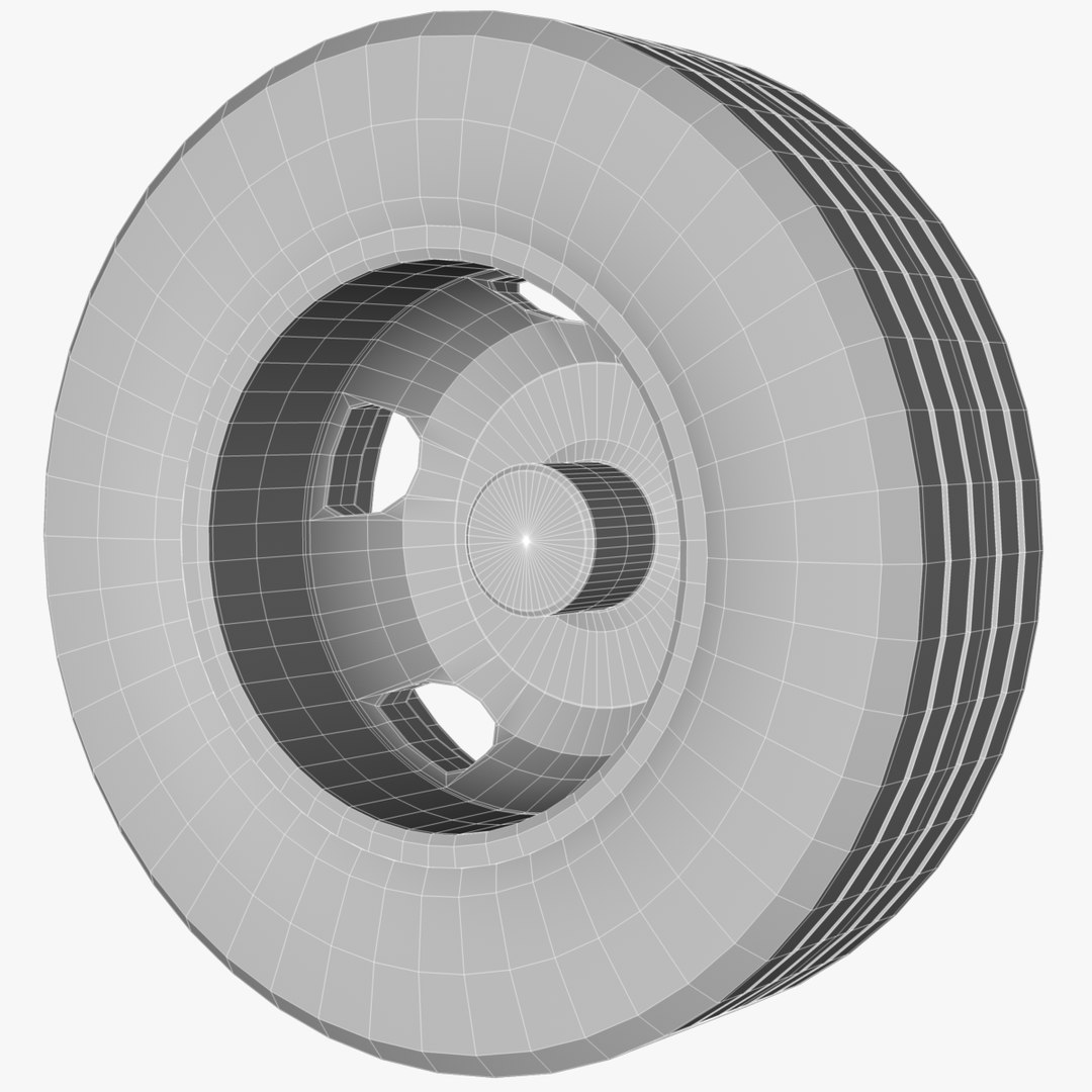 3dsmax Rim Wheel Bus