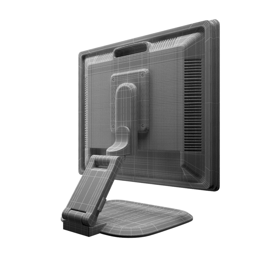 Hp Lcd Monitor 3d Model