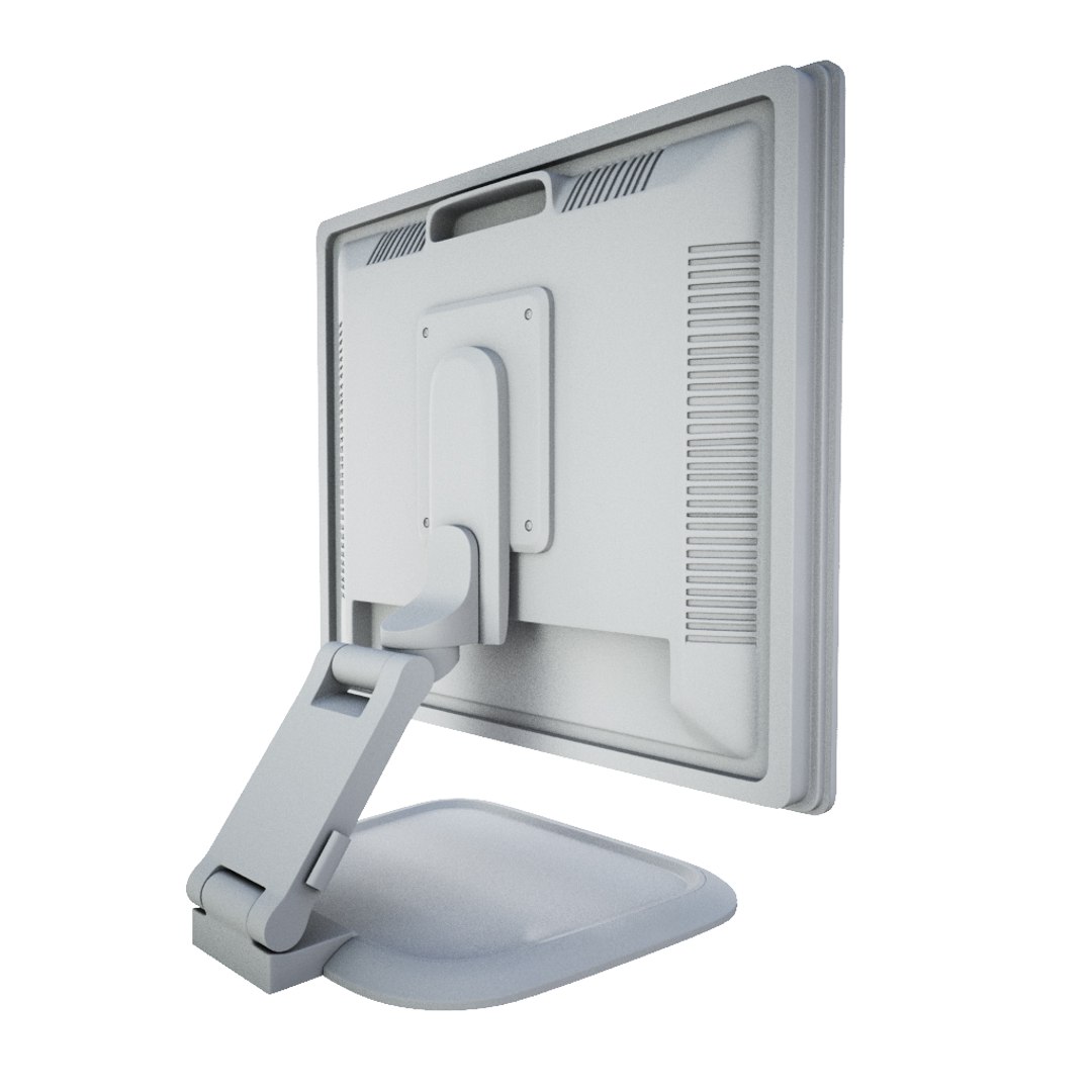 Hp Lcd Monitor 3d Model