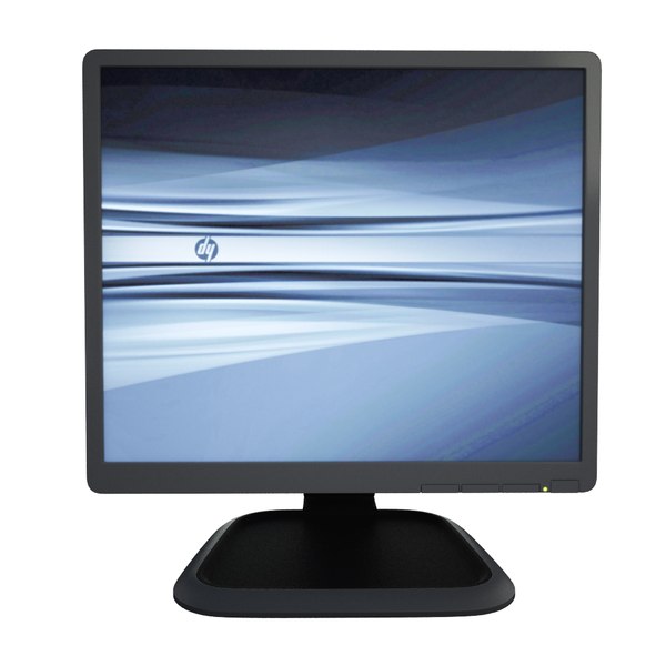 hp lcd monitor 3d model