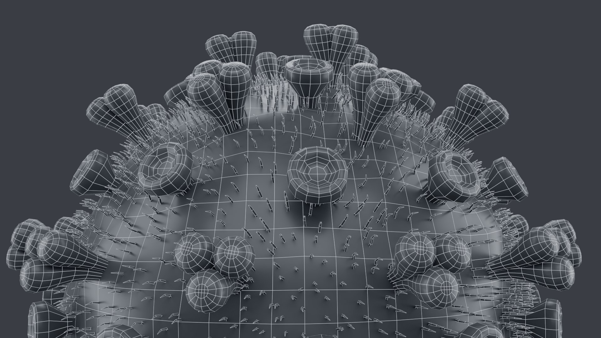 HIV Virus 3D Model - TurboSquid 2224425