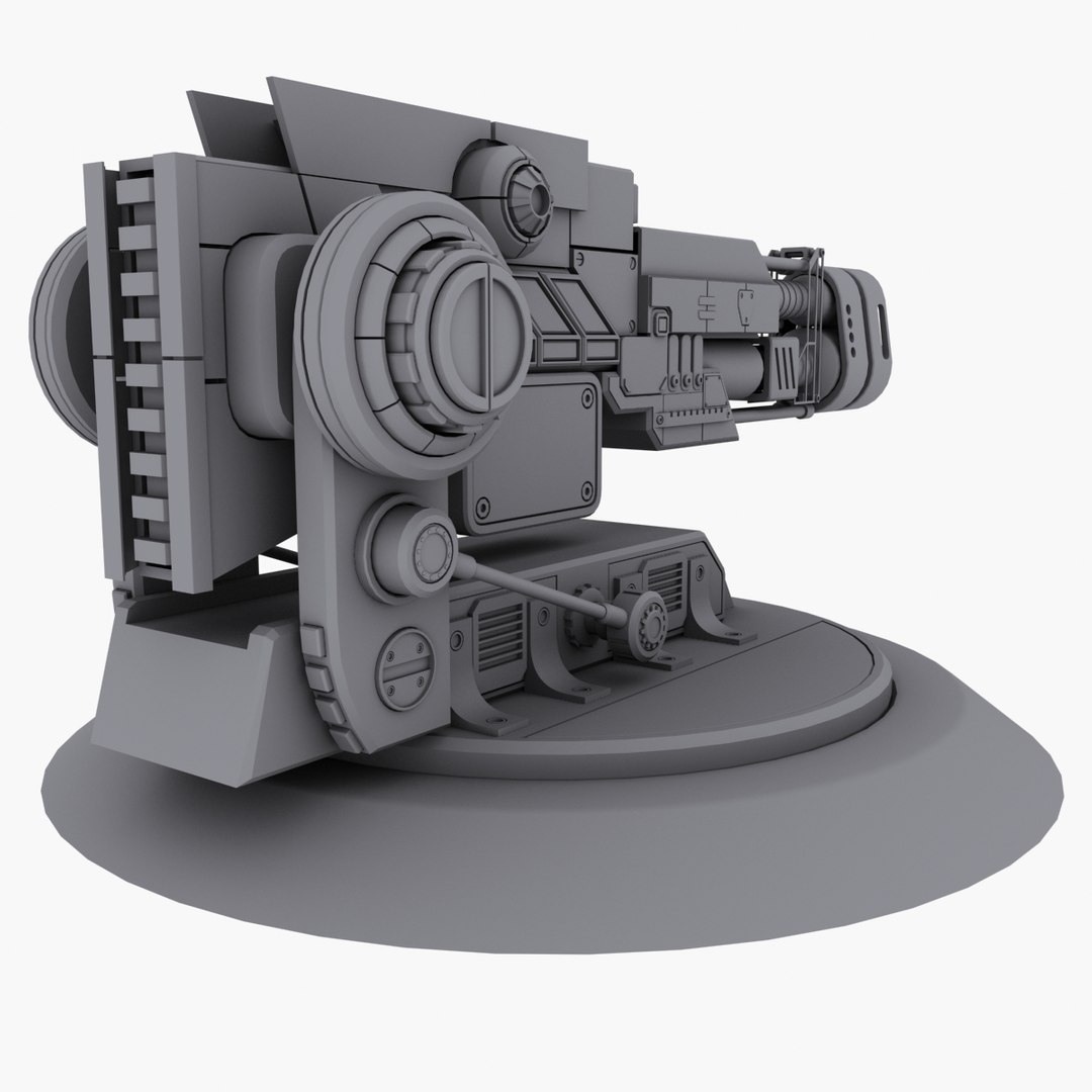 Pressure Cannon 3d Model