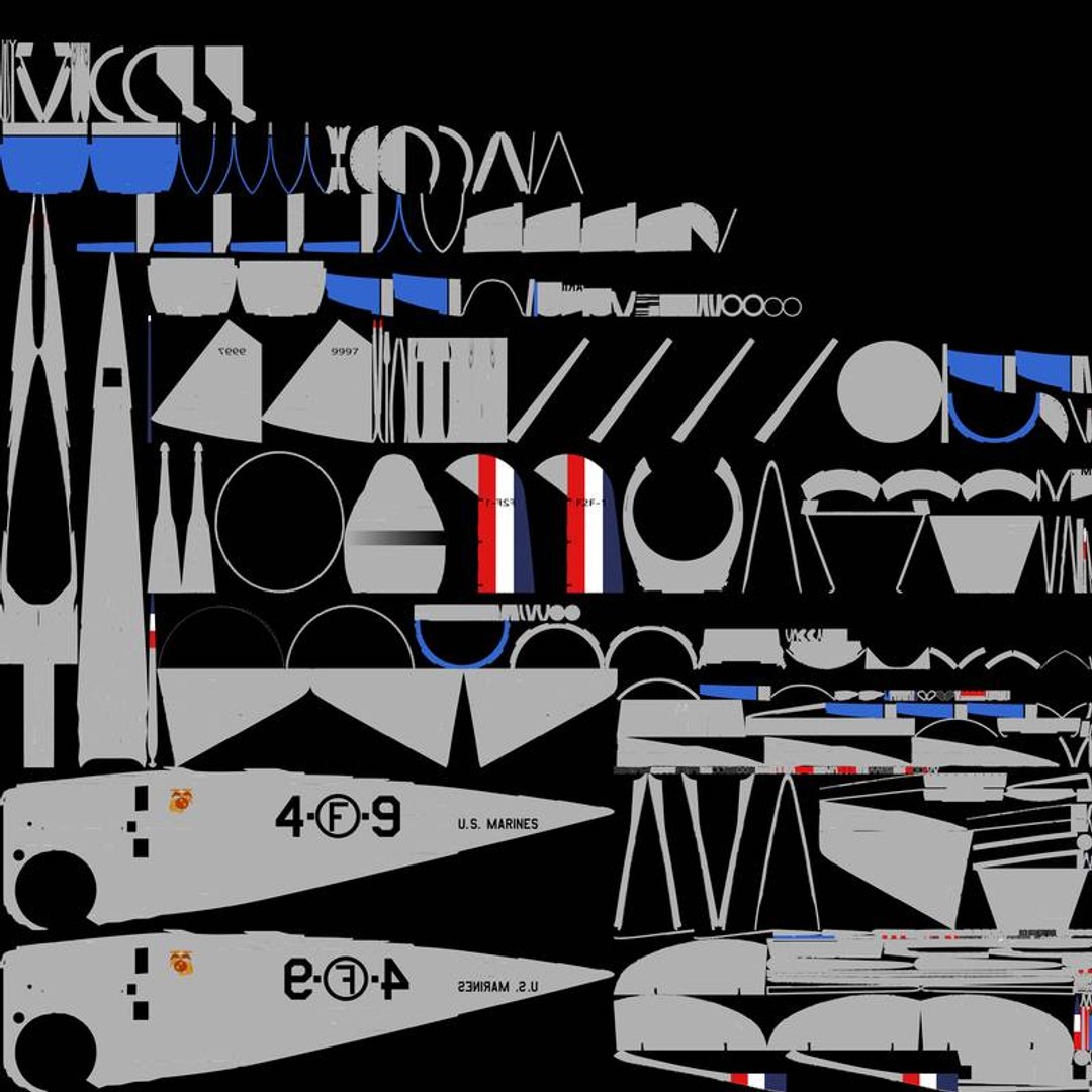Grumman aircraft airplane 3D model - TurboSquid 1430559