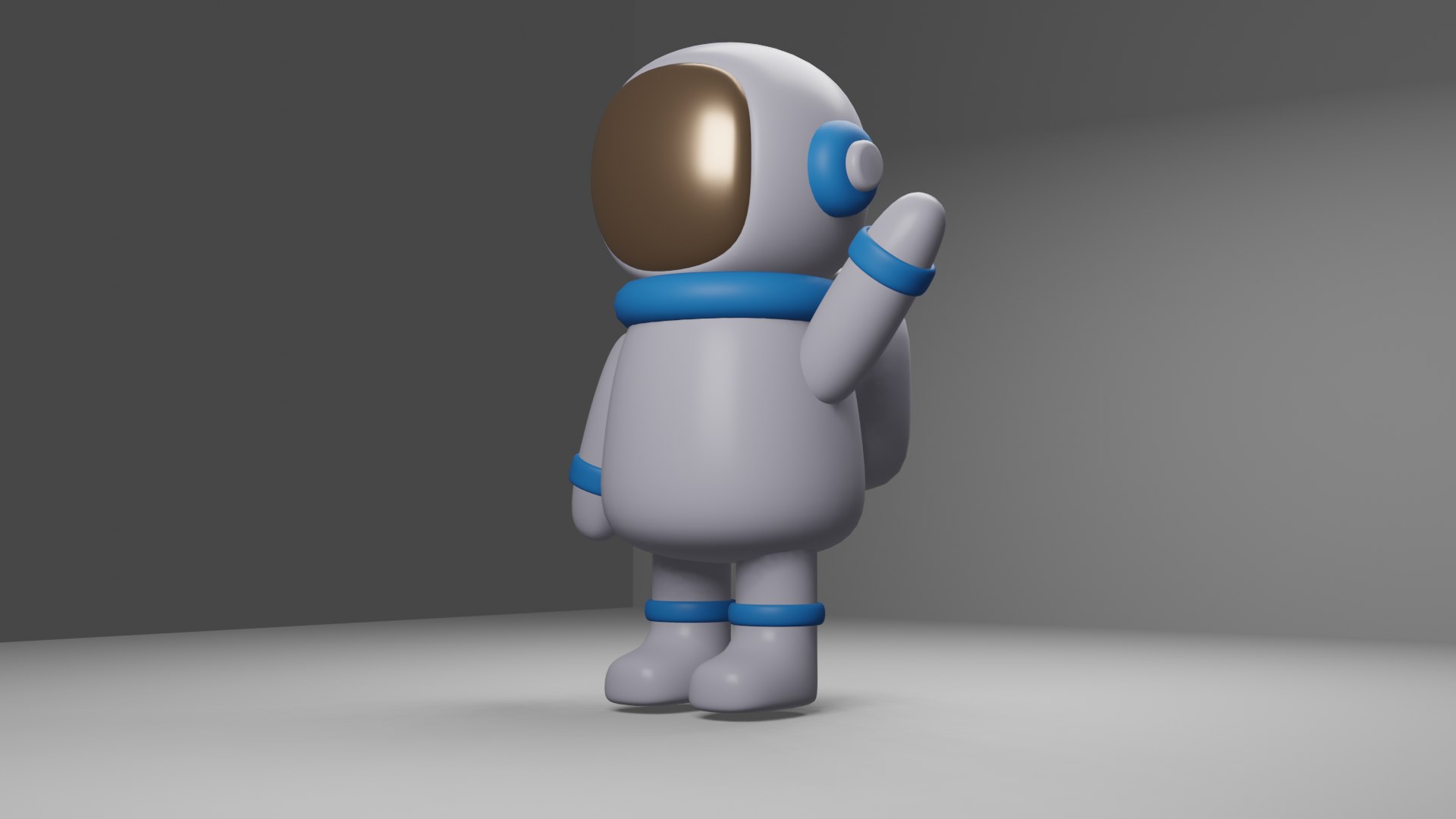 Cute Astronaut 3D Model - TurboSquid 2049386