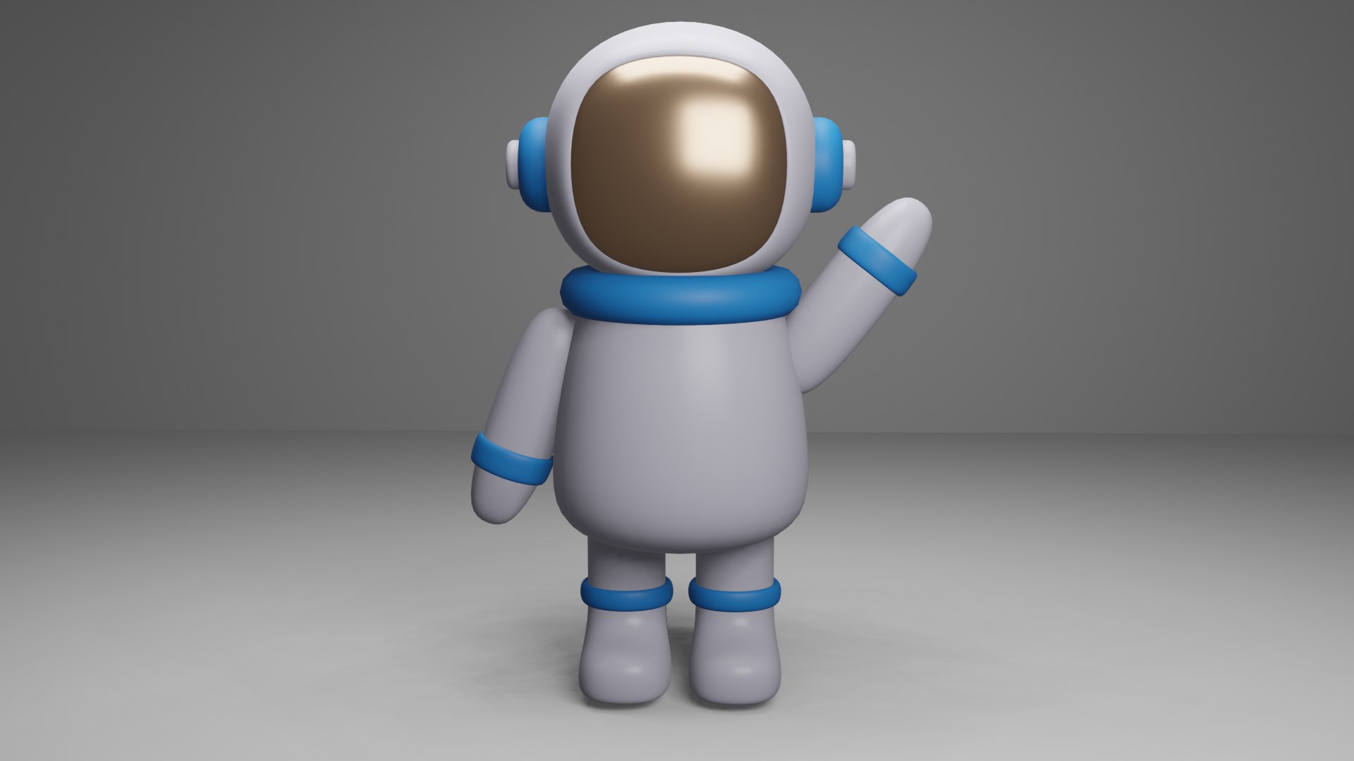 Cute Astronaut 3D Model - TurboSquid 2049386