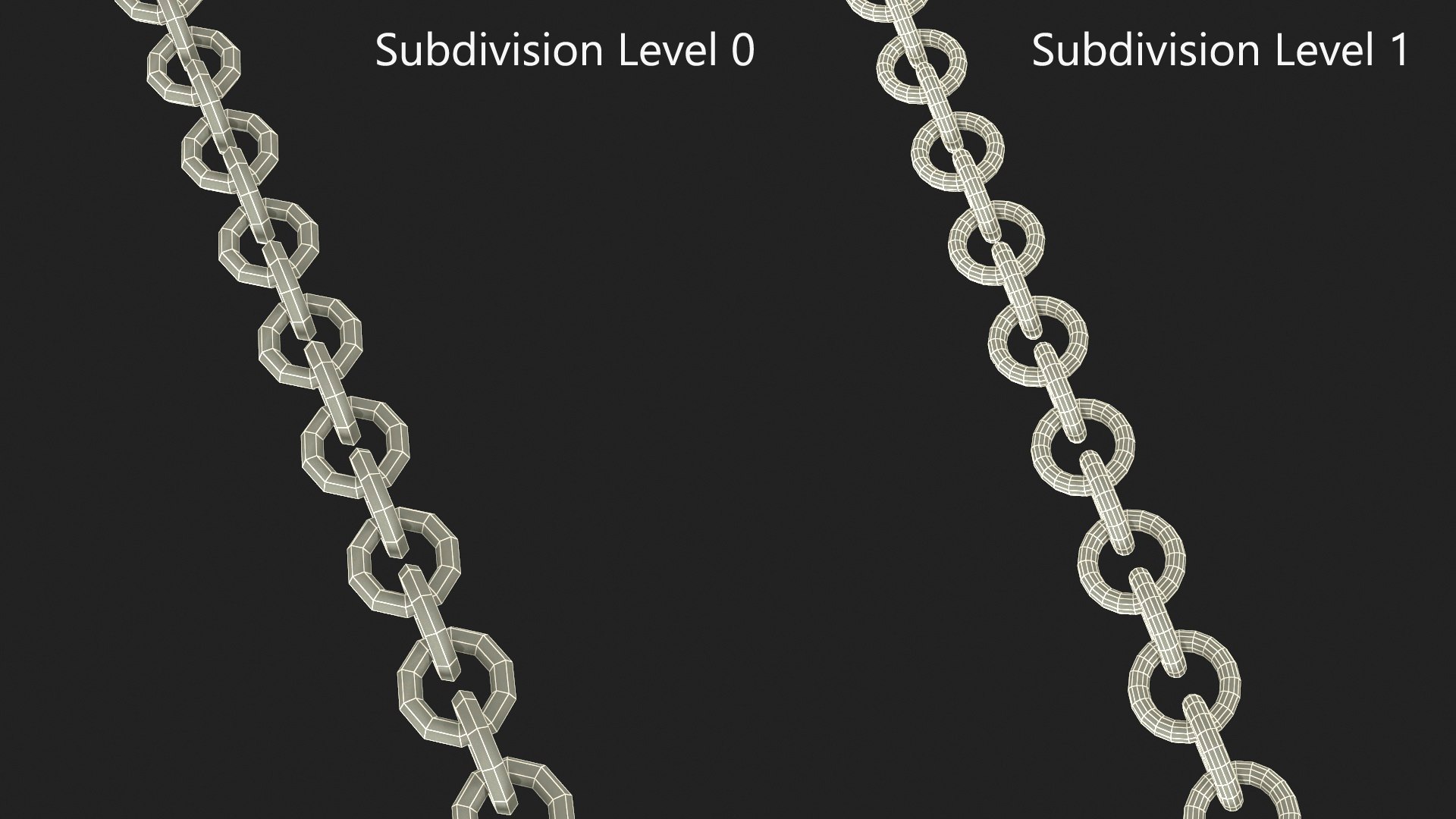 3D Golden Cable Chain Model - TurboSquid 2239701