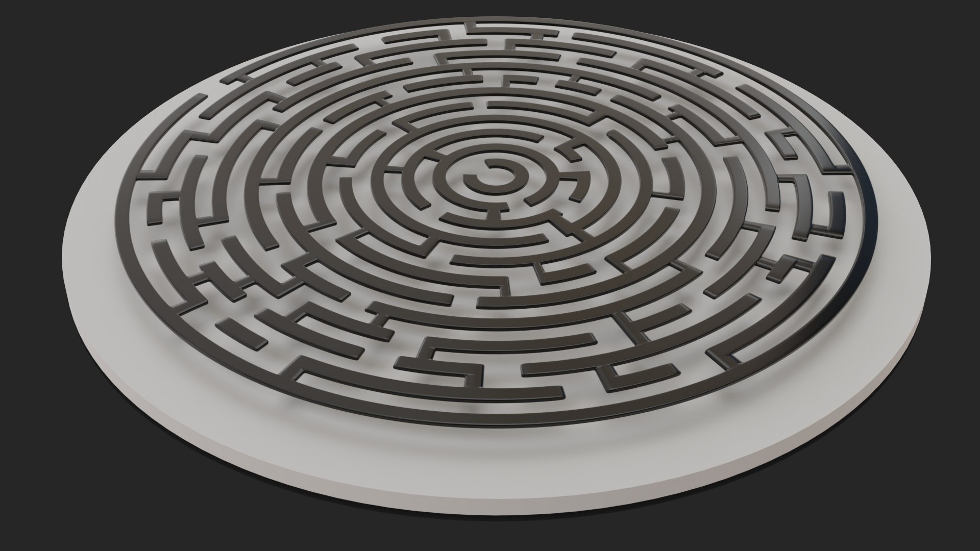 3D Round Maze Free Low-poly 3D Model - TurboSquid 1817562