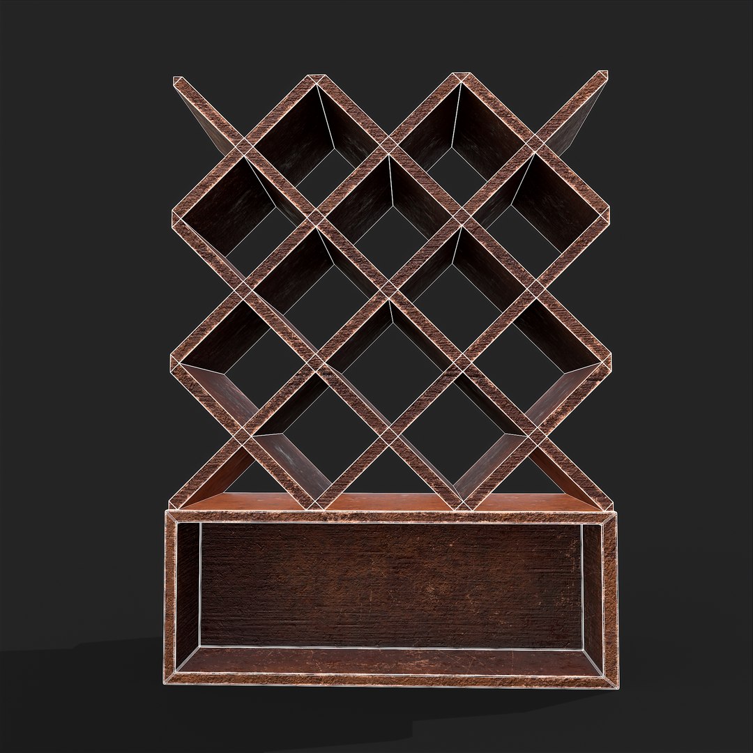 3D Scroll Shelf - TurboSquid 1810086