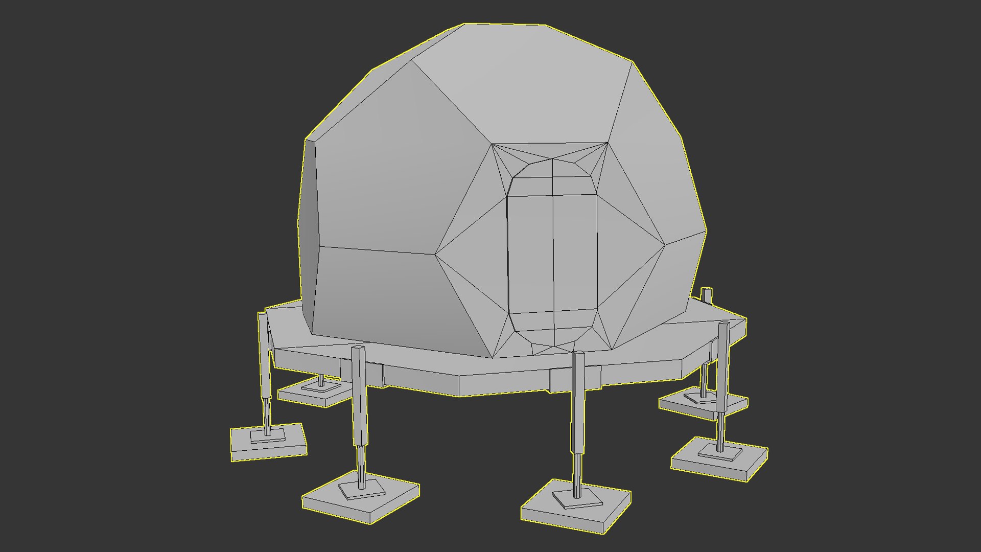 Red Pod model - TurboSquid 2178618