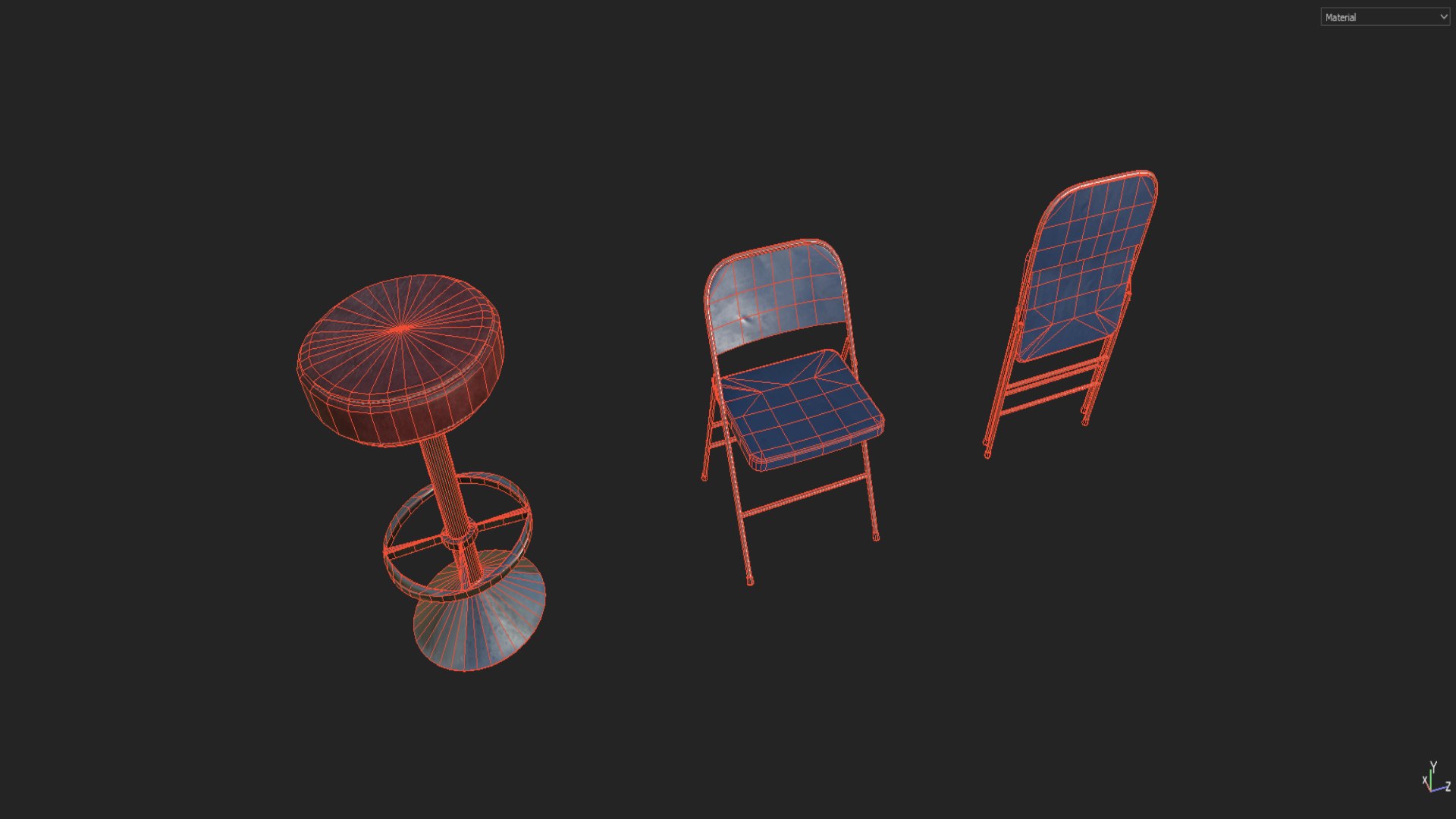3D Chairs Prop Pack - TurboSquid 2108369