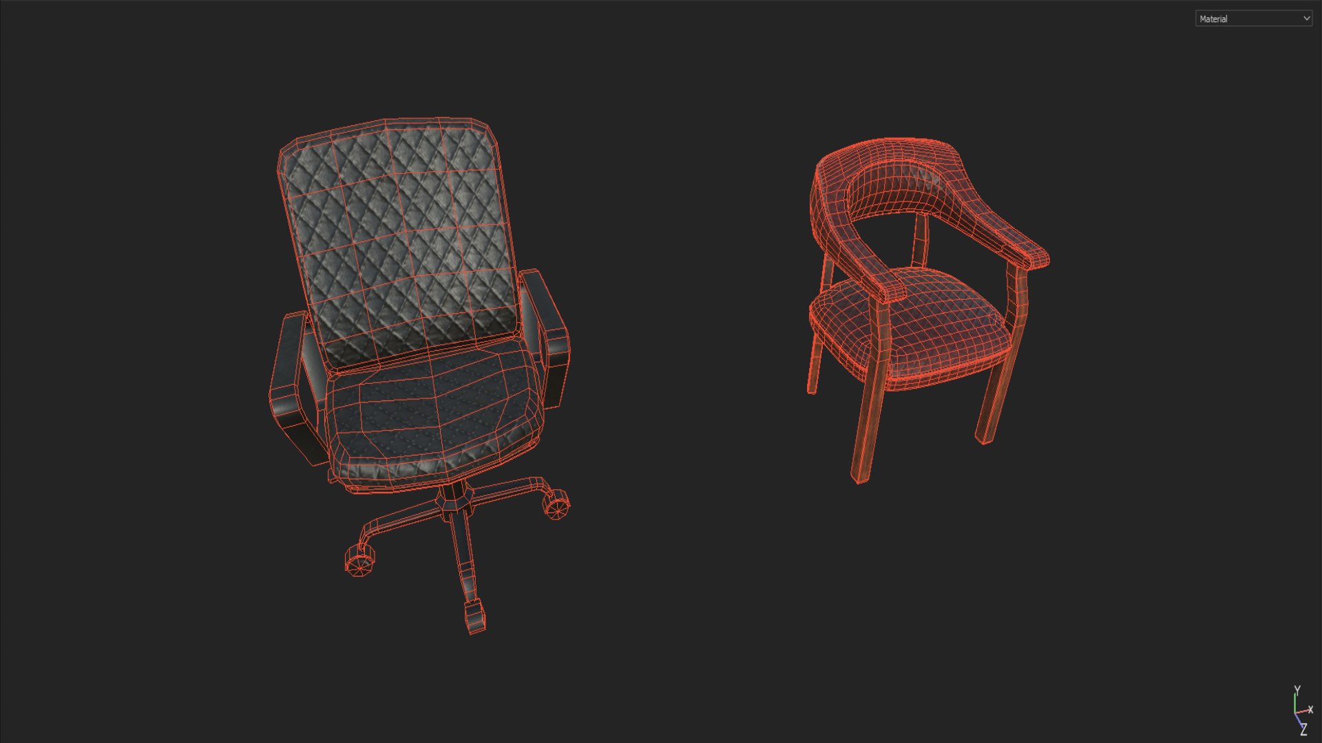 3D Chairs Prop Pack - TurboSquid 2108369