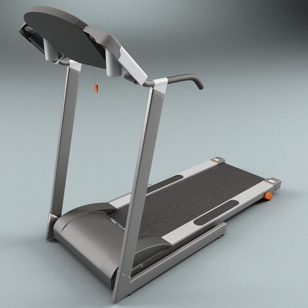 treadmills set modelled 3d model