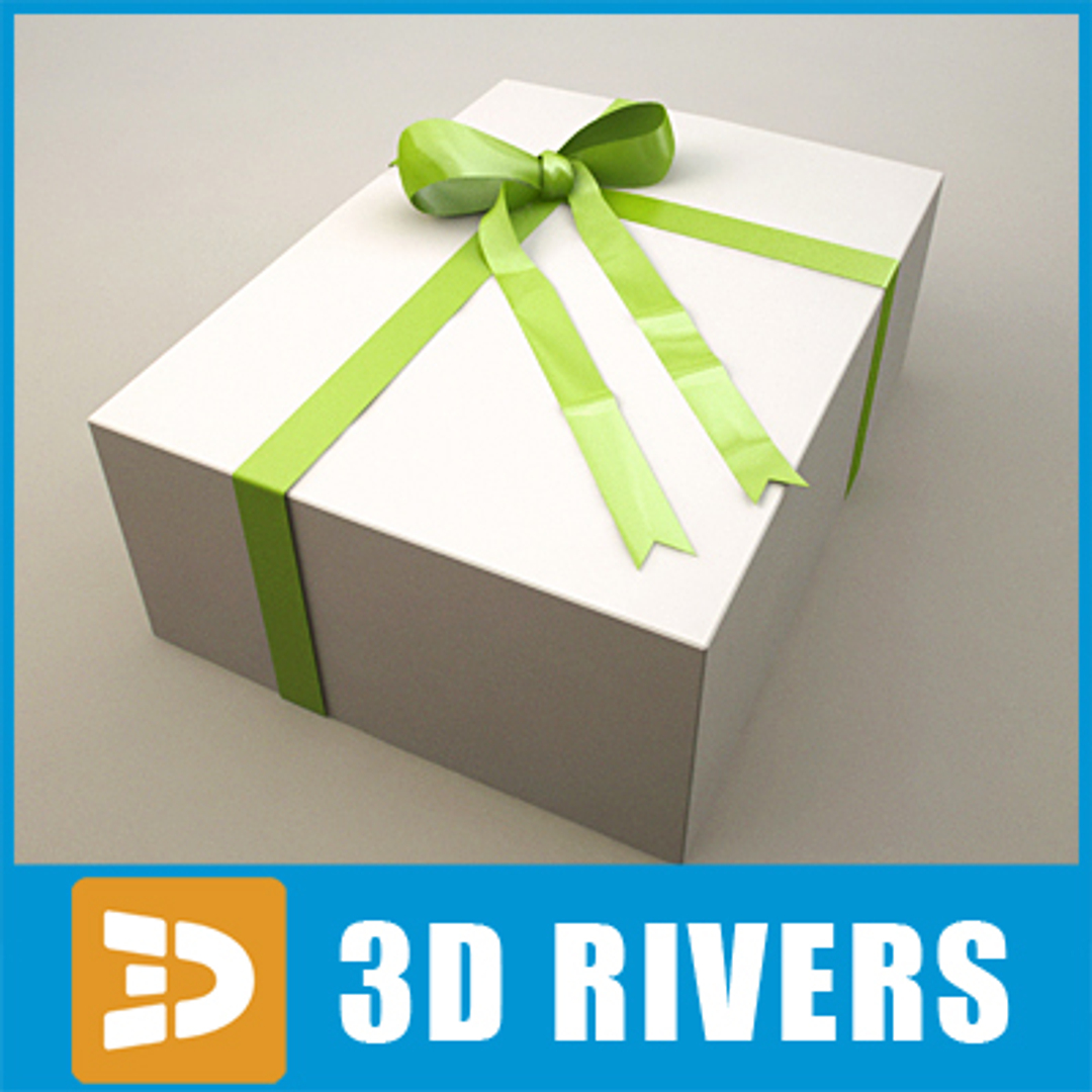 gift wrap 3d obj