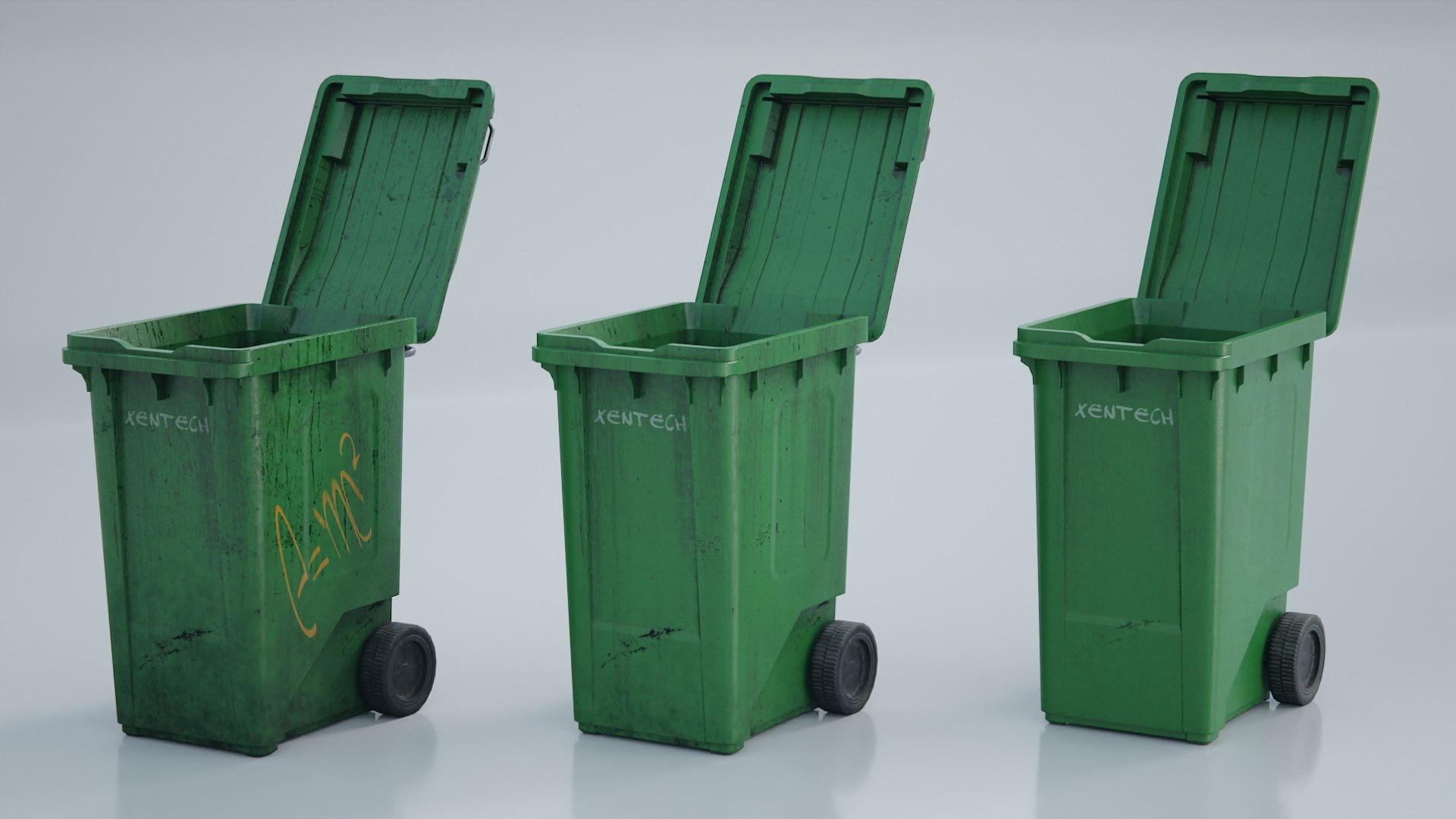 3D Trash Bin Model - TurboSquid 1780429