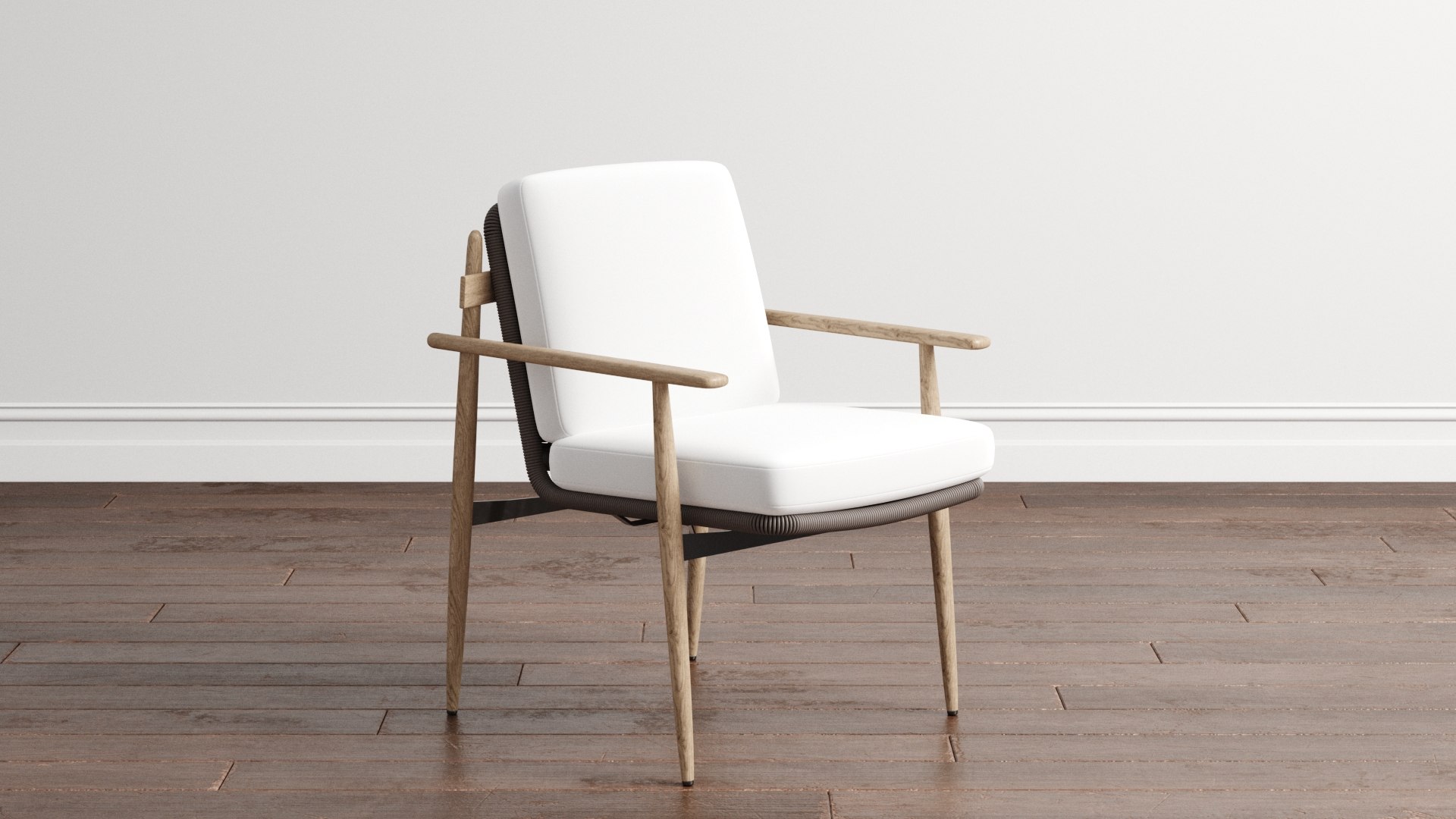 Minotti Trio Outdoor Dining Chair 3D Model - TurboSquid 2375152