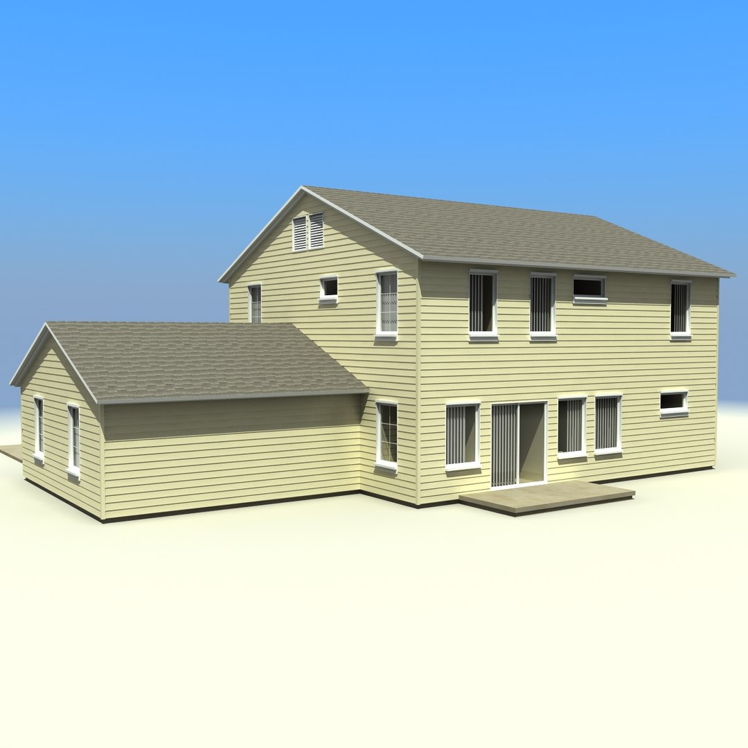 3d Model House Building