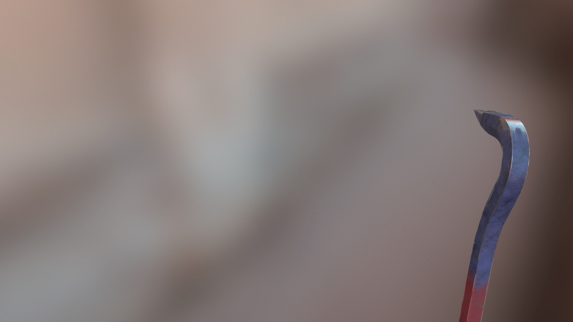 Crowbar Pbr Games 3d Model