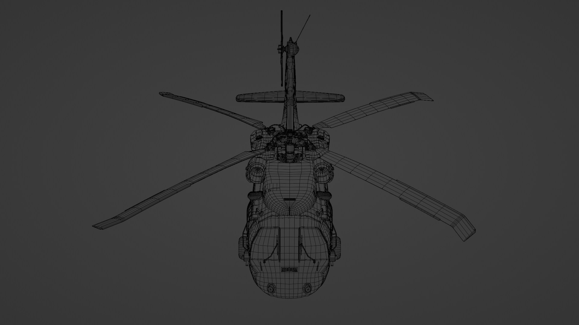 3D Model UH-60 Black Hawk Low-poly - TurboSquid 2272921