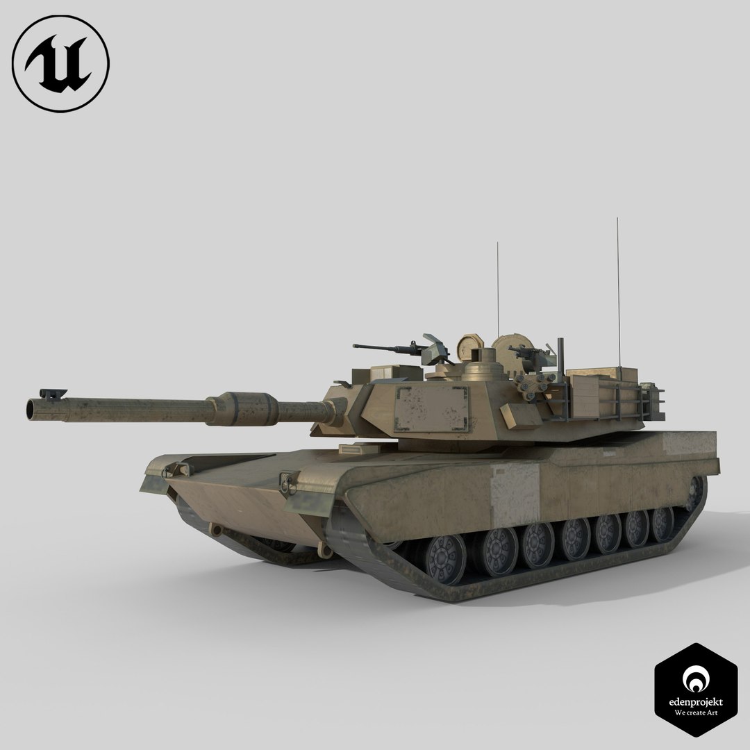 1 Abrams tank 3D model - TurboSquid 2089207