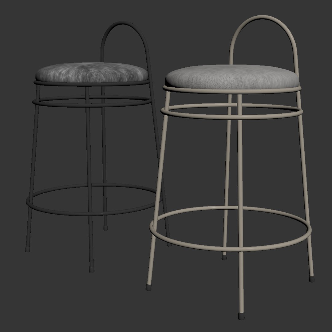 3D Archie Stool Zenn Design - TurboSquid 2184855