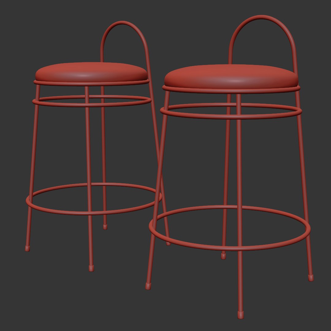 3D Archie Stool Zenn Design - TurboSquid 2184855