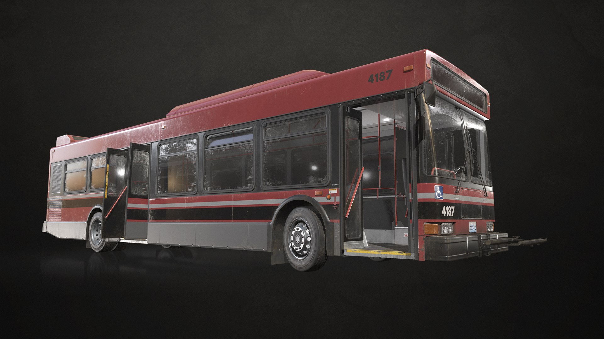 City Bus V4 - Low Poly Model - TurboSquid 2137164
