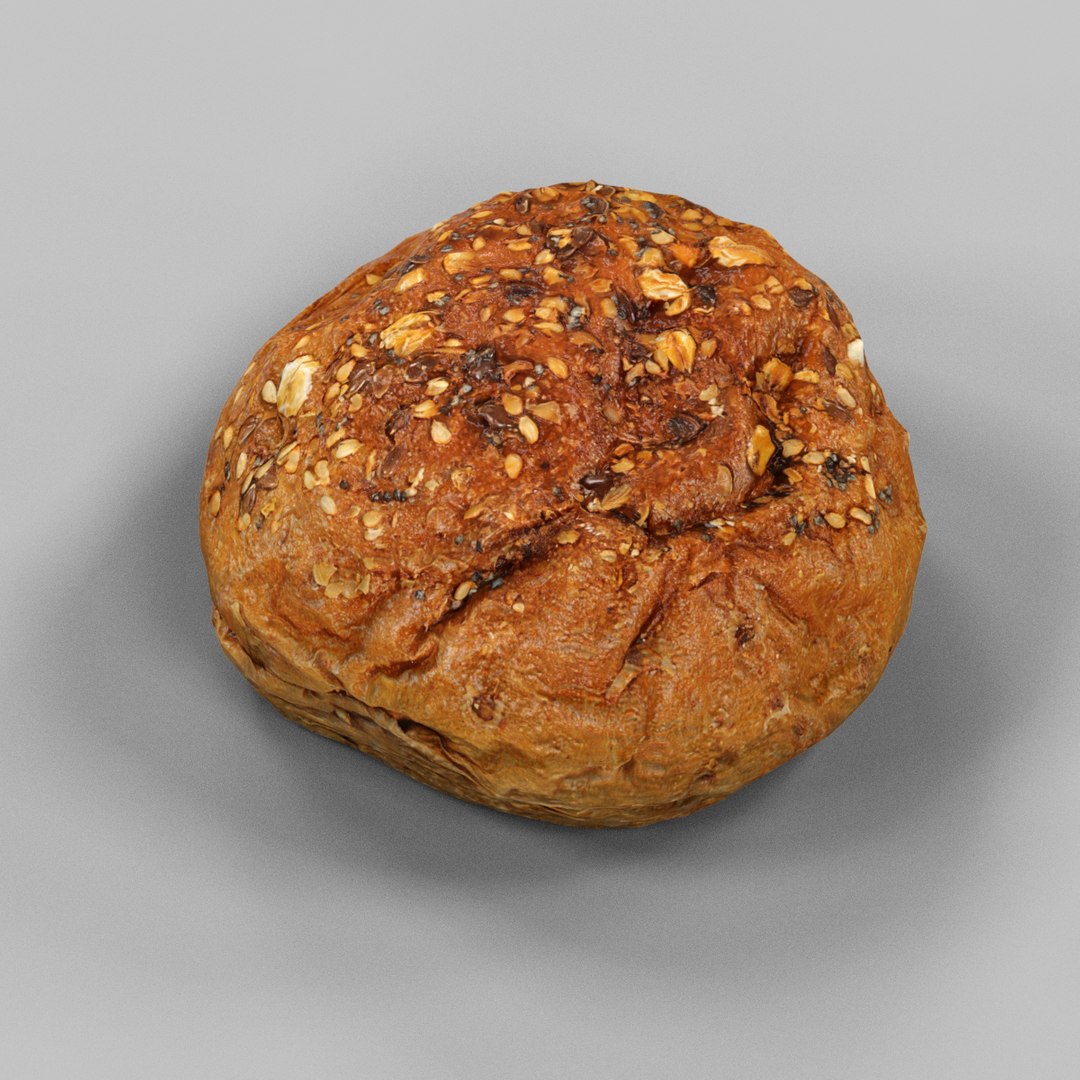 Bread Roll Pistolet 3d Obj