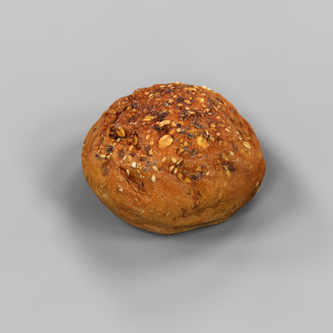 Bread Roll Pistolet 3d Obj