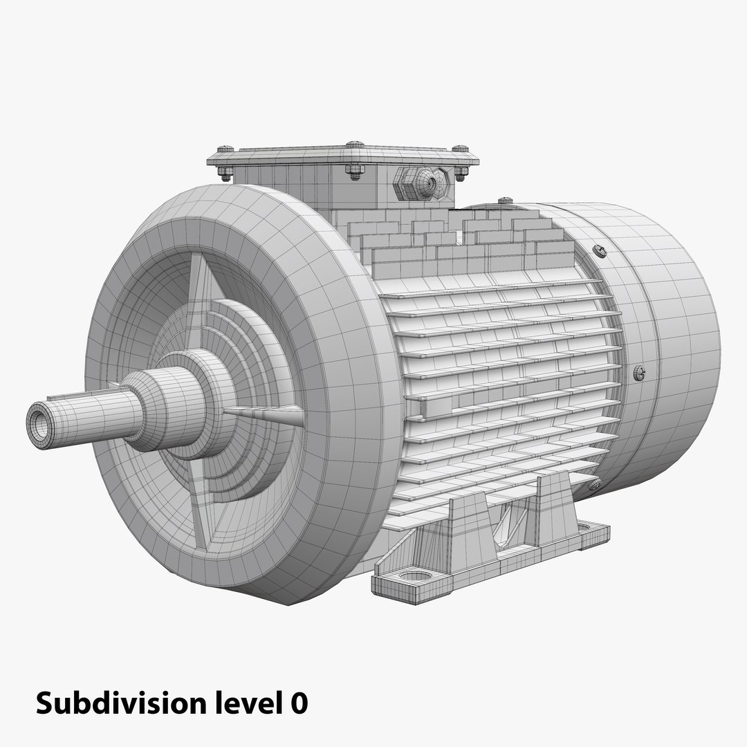 Electric Motor Model - TurboSquid 1451110