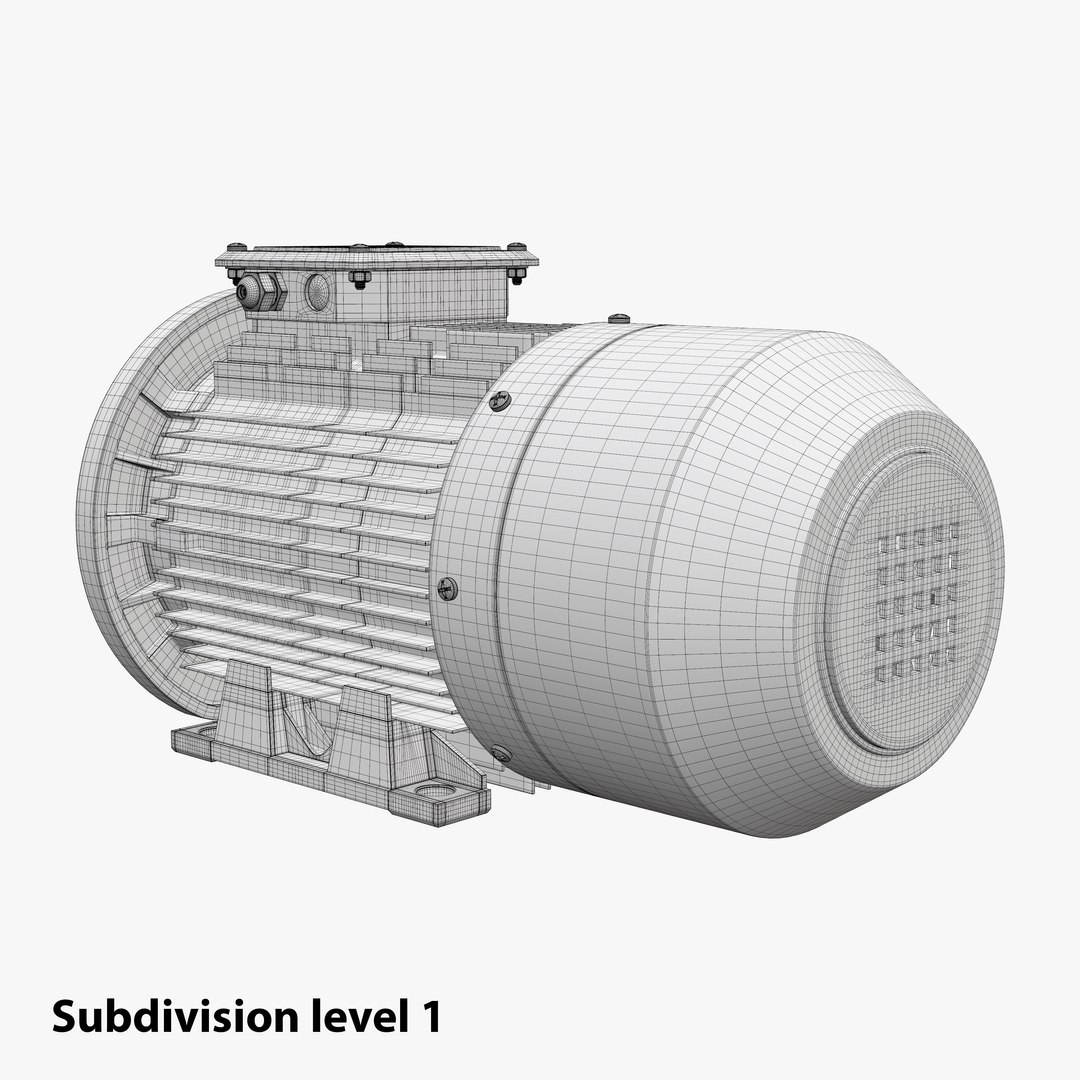 Electric Motor Model - TurboSquid 1451110