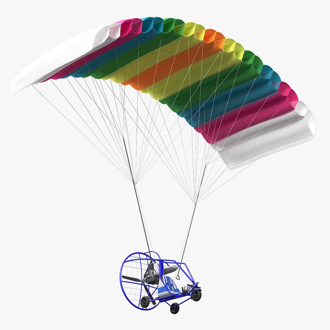 3d Powered Paraglider Model
