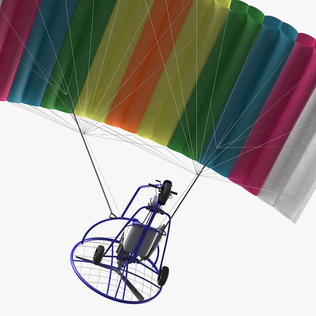 3d Powered Paraglider Model