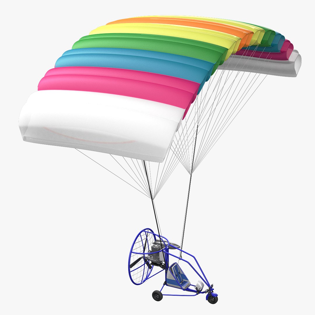 3d Powered Paraglider Model